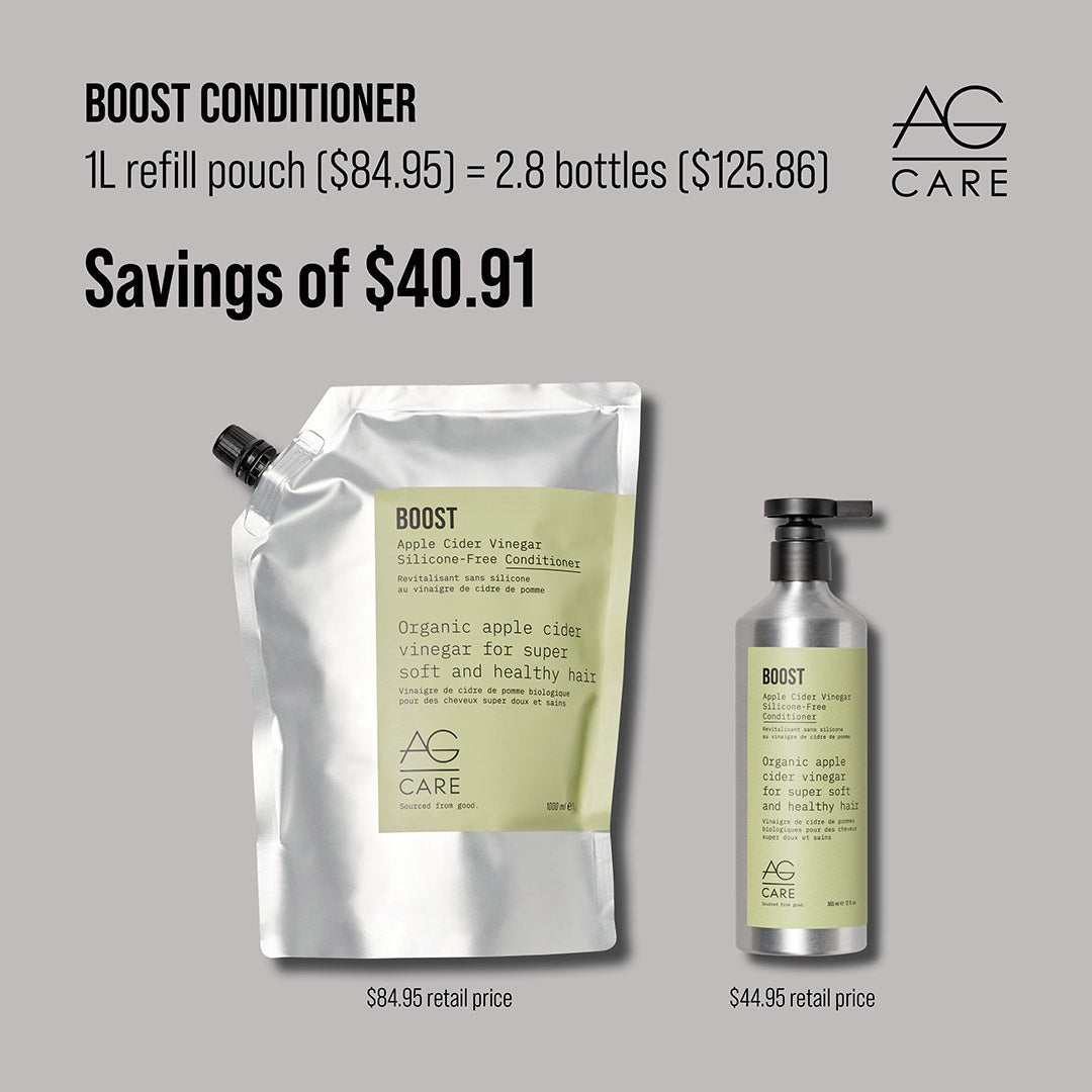 AG Care Boost Apple Cider Vinegar Silicone-Free Conditioner 1L | Price ...